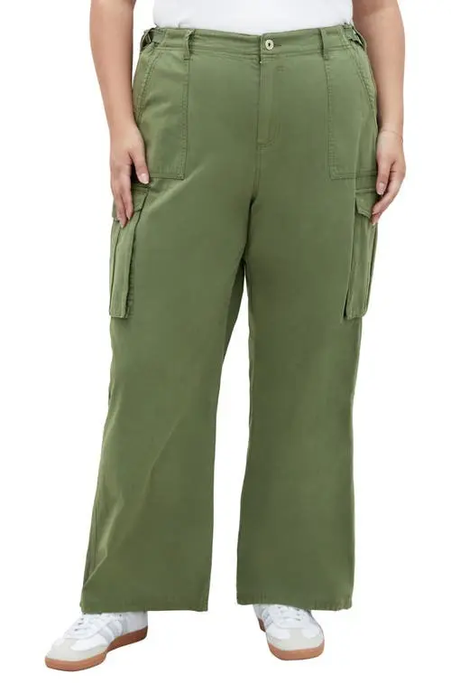 City Chic Mia Cargo Wide Leg Pants