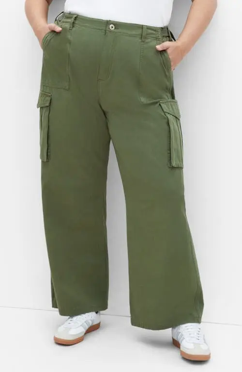 City Chic Mia Cargo Wide Leg Pants