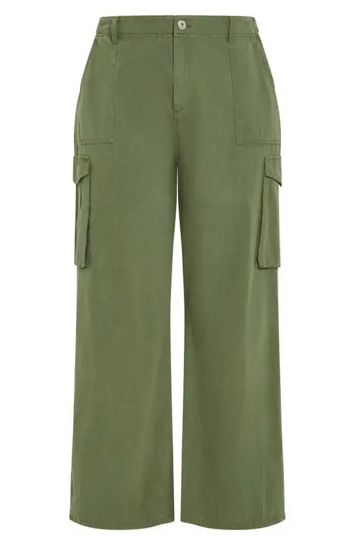 City Chic Mia Cargo Wide Leg Pants