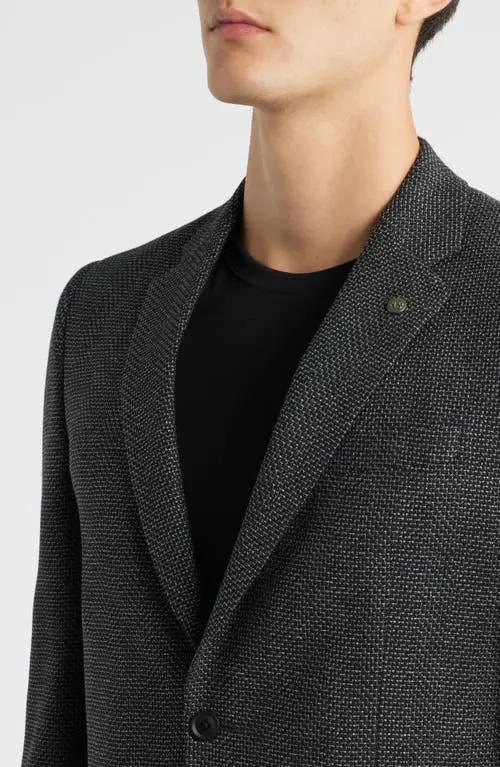 ALLSAINTS Slim Fit Sport Coat With Lapel Pin