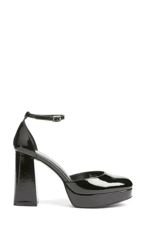 Bp. Ankle Strap Platform Pumps - Black
