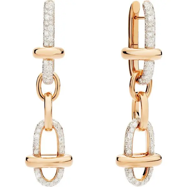 Pomellato Iconica Drop Earrings - Rose Gold