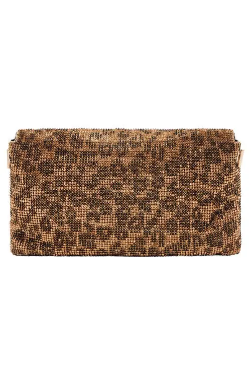 REISS Soho -patterned Mesh Clutch