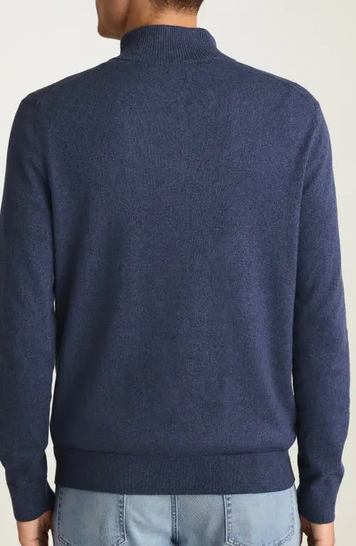 Bonobos Cotton And Cashmere Quarter Zip Sweater
