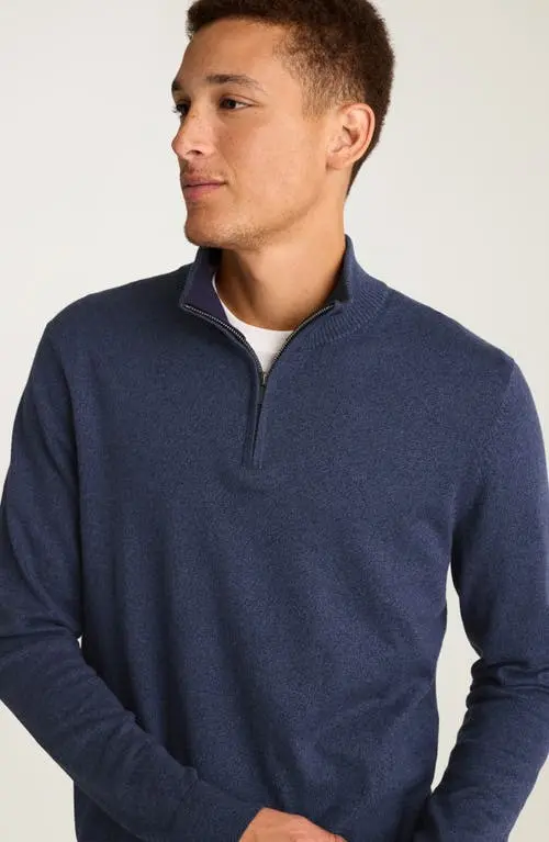 Bonobos Cotton And Cashmere Quarter Zip Sweater