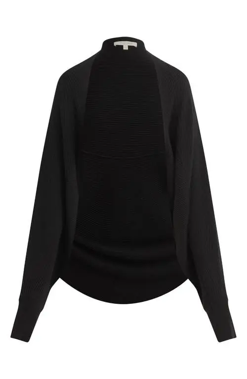 FAVORITE DAUGHTER Layla Rib Wool Shrug Cardigan