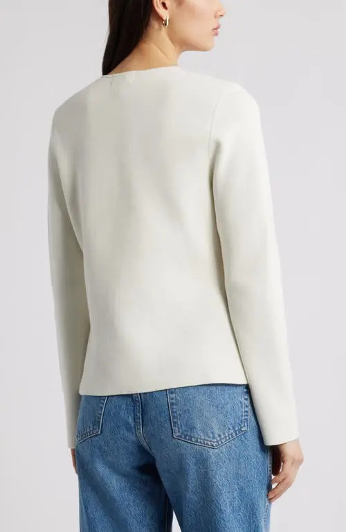 OPEN EDIT Structured One-button Cardigan