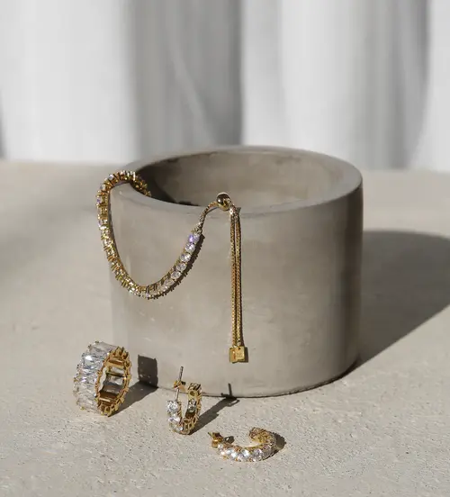 RACHELMENT Essential Adjustable Tennis Bracelet
