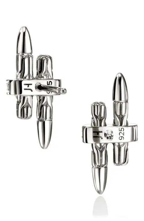 John Hardy Spear Stud Earrings - Silver