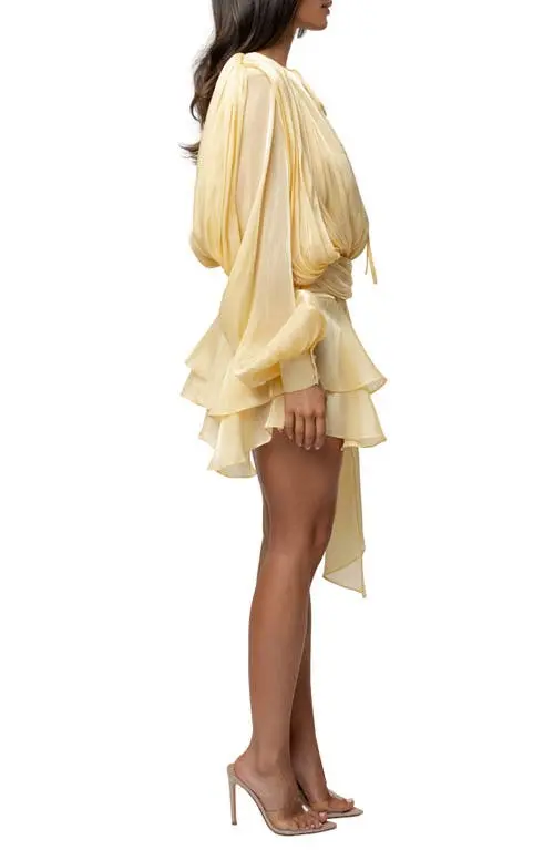 JLUXLABEL Long Sleeve Mini Dress