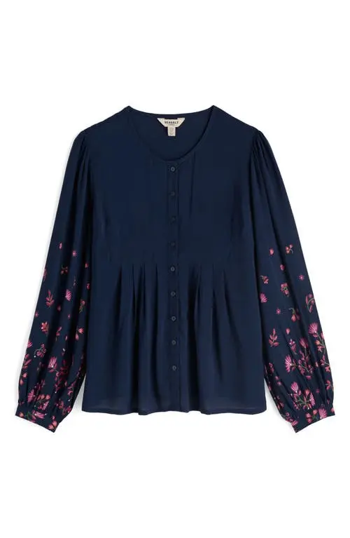 SEASALT CORNWALL High Woods Placed Floral Top