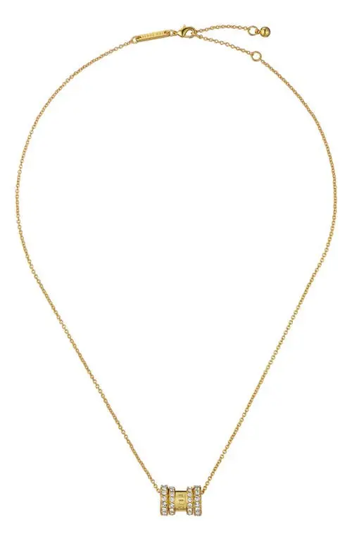 Ted Baker London Romie Crystal Pendant Necklace - Gold Tone/clear Crystal