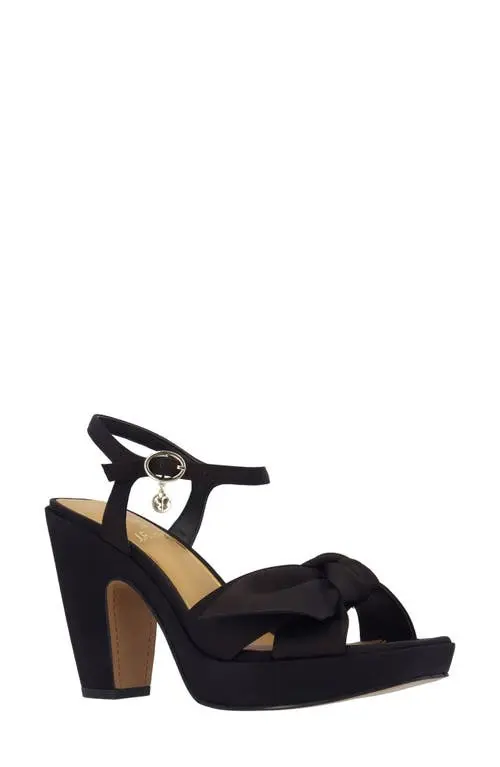 J. Reneé Burkett Platform Sandals - Black