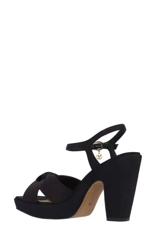 J. Reneé Burkett Platform Sandals - Black