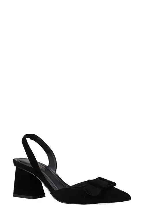 Pelle Moda Imia Slingback Pointed Toe Pumps - Black