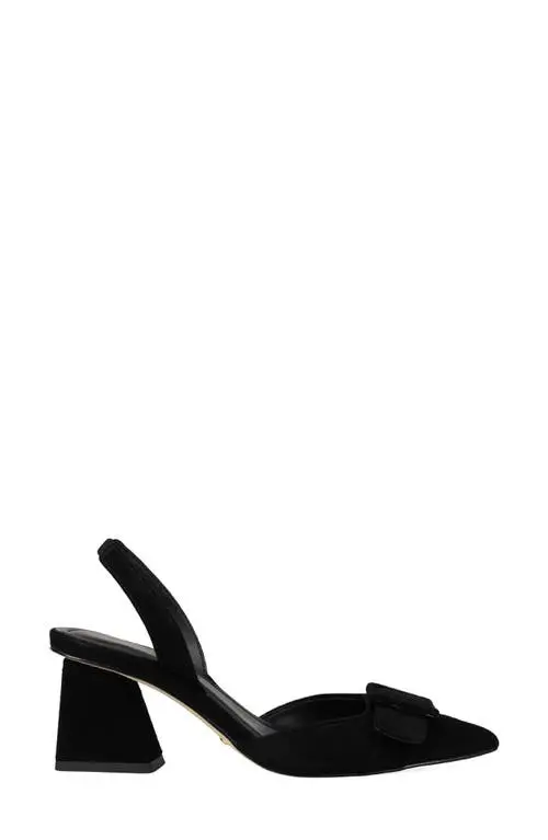 Pelle Moda Imia Slingback Pointed Toe Pumps - Black