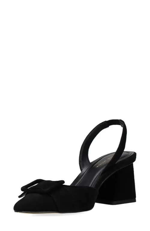 Pelle Moda Imia Slingback Pointed Toe Pumps - Black
