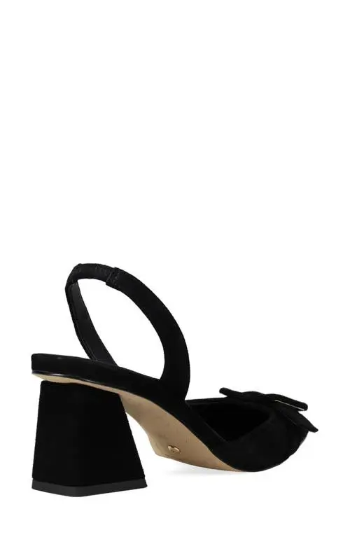 Pelle Moda Imia Slingback Pointed Toe Pumps - Black