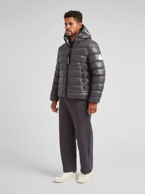 JACK1T R4d Tramline Hooded Puffer Jacket - Graphite