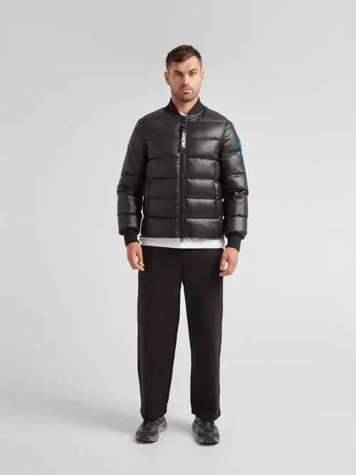 JACK1T Vortex Long Sleeve Bomber Jacket - Black