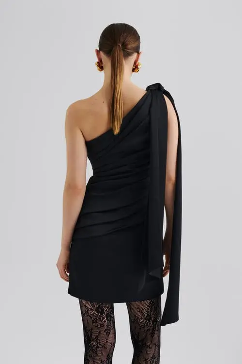 MALINA Nelly One Shoulder Mini Dress