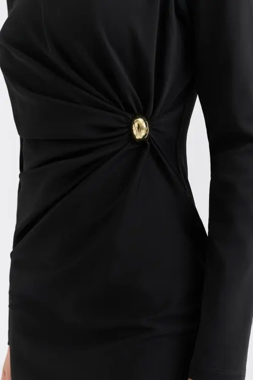 MALINA Mailey Jersey Embellished Mini Dress