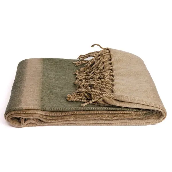 PURPLE NEST DESIGN Kallpa Collection Blanket - Dark Tan