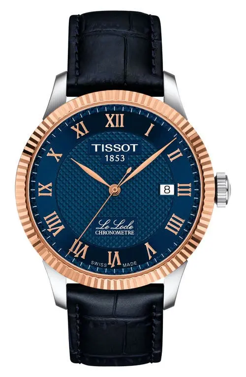 TISSOT Le Locle Powermatic 80 Strap Watch - Blue
