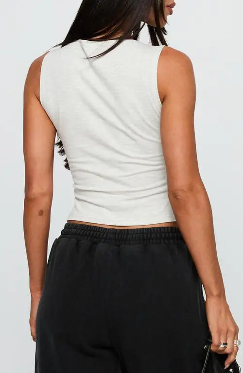 Princess Polly Bleeker Marl Sleeveless Top