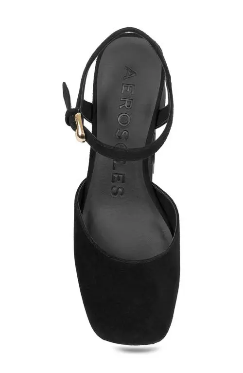 Aerosoles Soir Ankle Strap Platform Pumps