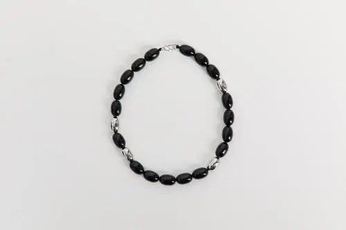 HEAVEN MAYHEM Clementine Necklace - Black/silver