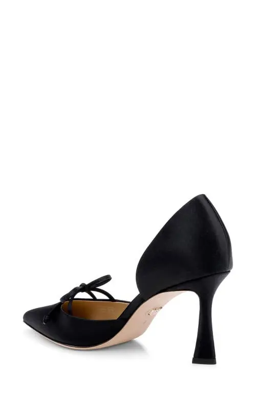 Badgley Mischka Olympic D'orsay Pump - Black Satin