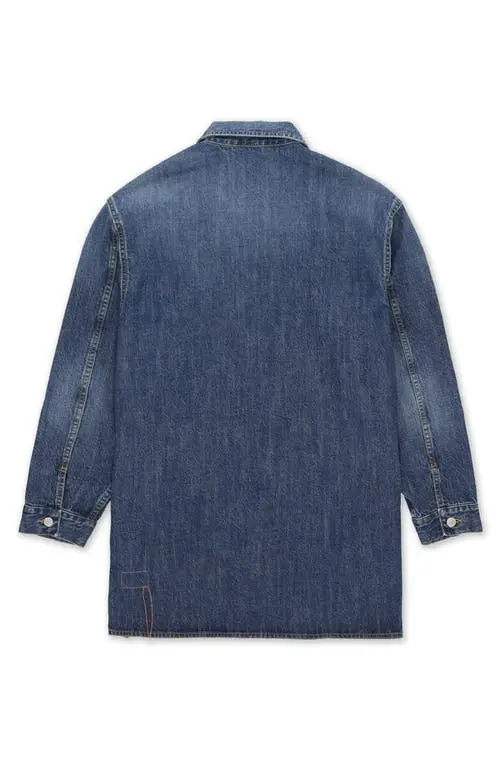 FORTELA Denim Shirt Dress