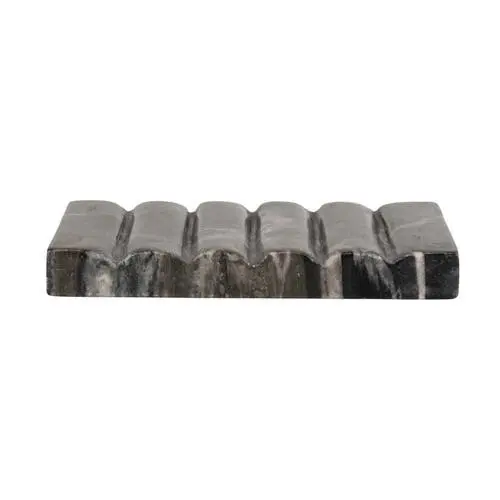 STORIED HOME Mélange Marble Soap Dish