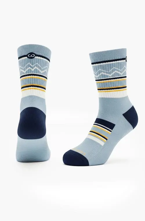 COZY ZERO Performawool Mid-crew Socks - Light Blue