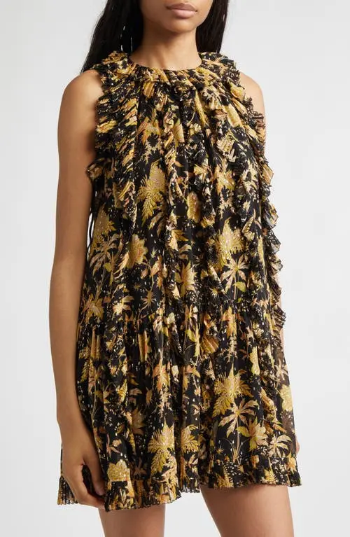 Ulla Johnson Signe Floral Silk-blend Dress