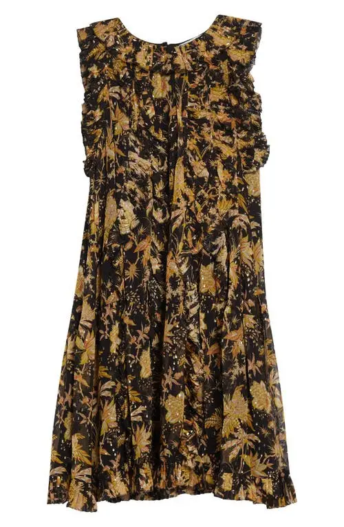 Ulla Johnson Signe Floral Silk-blend Dress