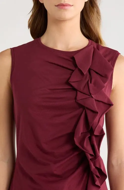 Ulla Johnson Clio Sleeveless Organic Cotton Ruched Top