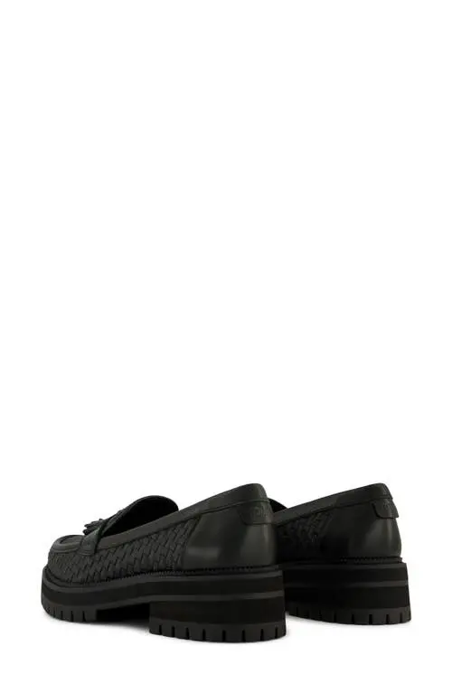 Toms Cara Platform Tassel Loafer - Black
