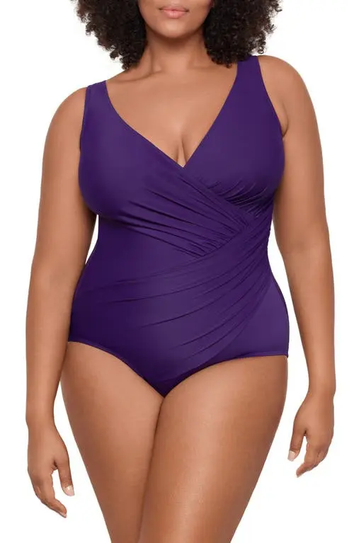 Miraclesuit Oceanus One-piece Swimsuit - Mulberry