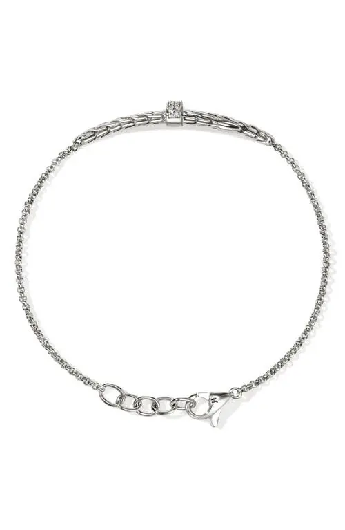 John Hardy Spear Station Diamond Bracelet