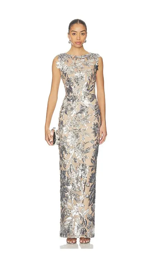 BRONX BANCO Violet Maxi Dress