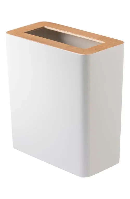 YAMAZAKI Rectangle Trash Can - Ash