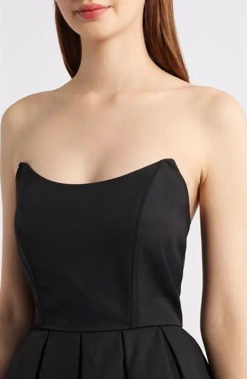 FREEMARKET Strapless A-line Dress