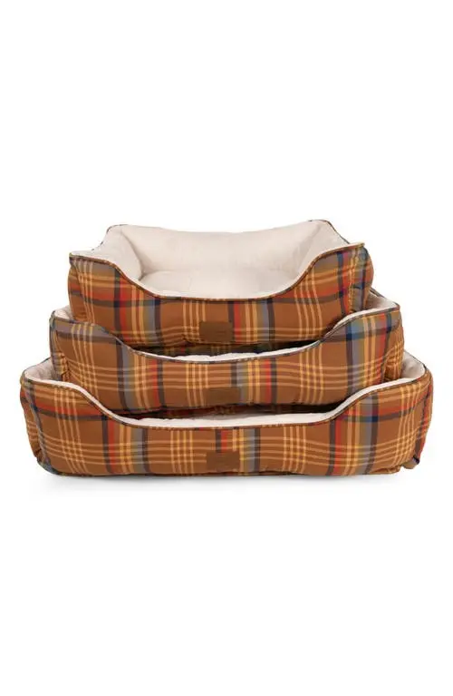 Pendleton Faux Fur Kuddler Dog Bed - Desert Plaid