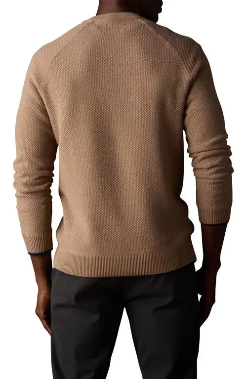 THE NORMAL BRAND Coolmax Cotton Blend Sweater - Dark Taupe
