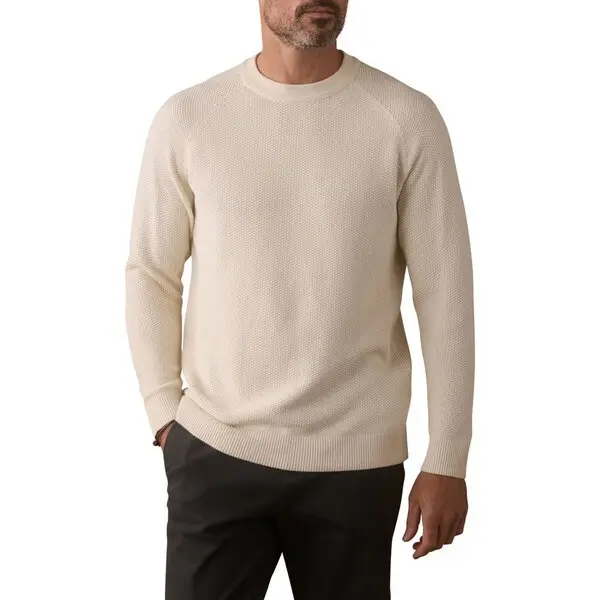 THE NORMAL BRAND Coolmax Cotton Blend Sweater - Ivory