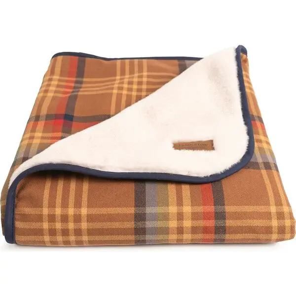 Pendleton Plaid & Fleece Crate Blanket - Desert Plaid