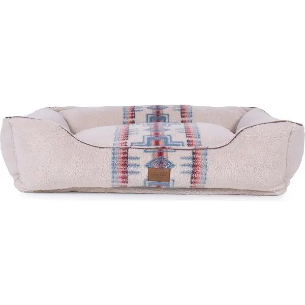 Pendleton High Pile Fleece Kuddler Dog Bed - Harding Rosewood