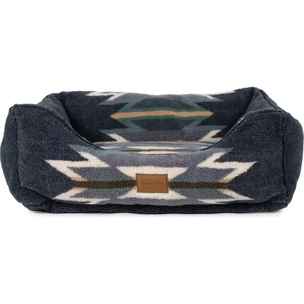 Pendleton High Pile Fleece Kuddler Dog Bed - Wyeth Trail Oxford